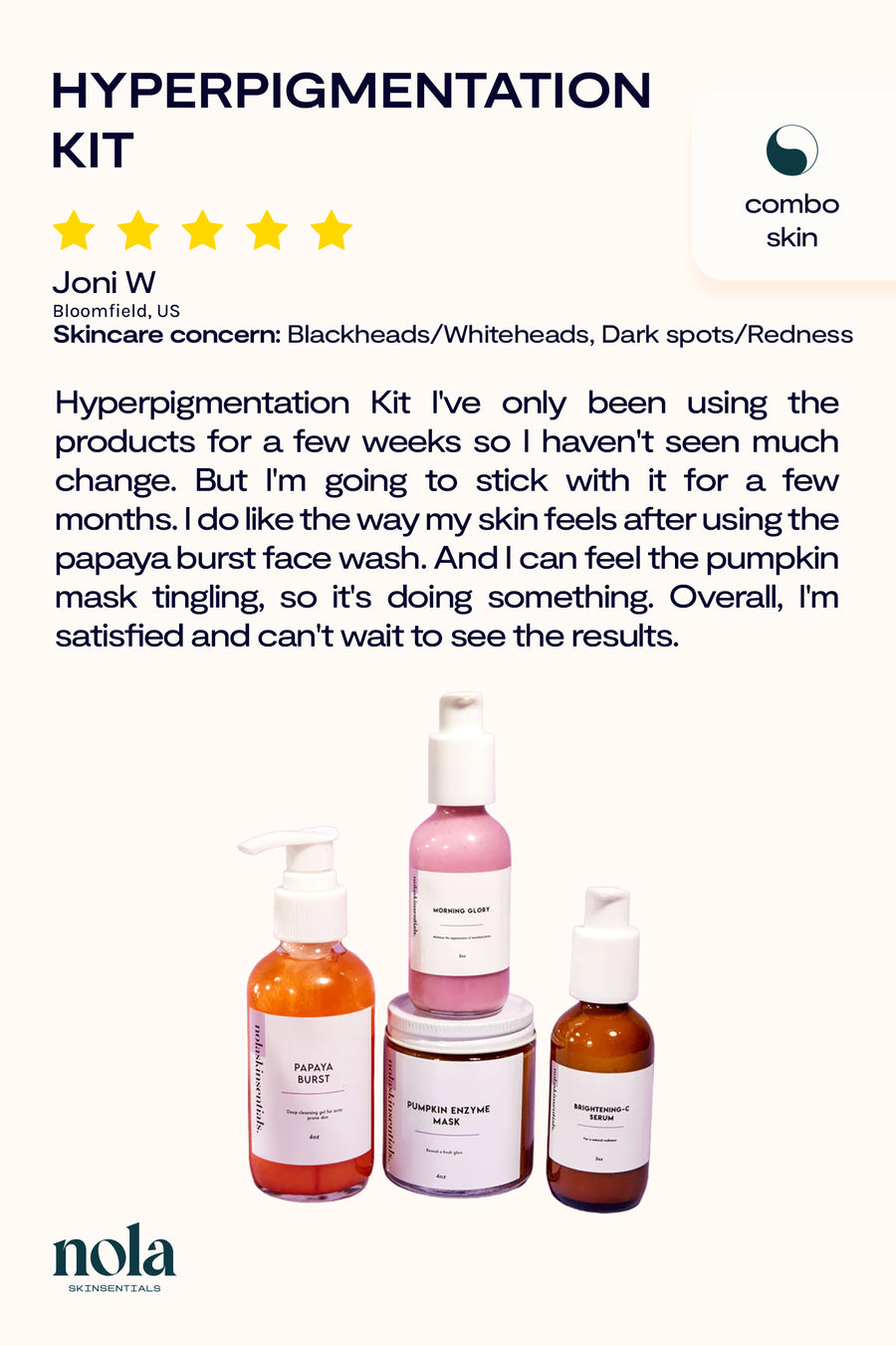 Nolaskinsentials Hyperpigmentation Kit - 4-Piece Skin Brightening Solution