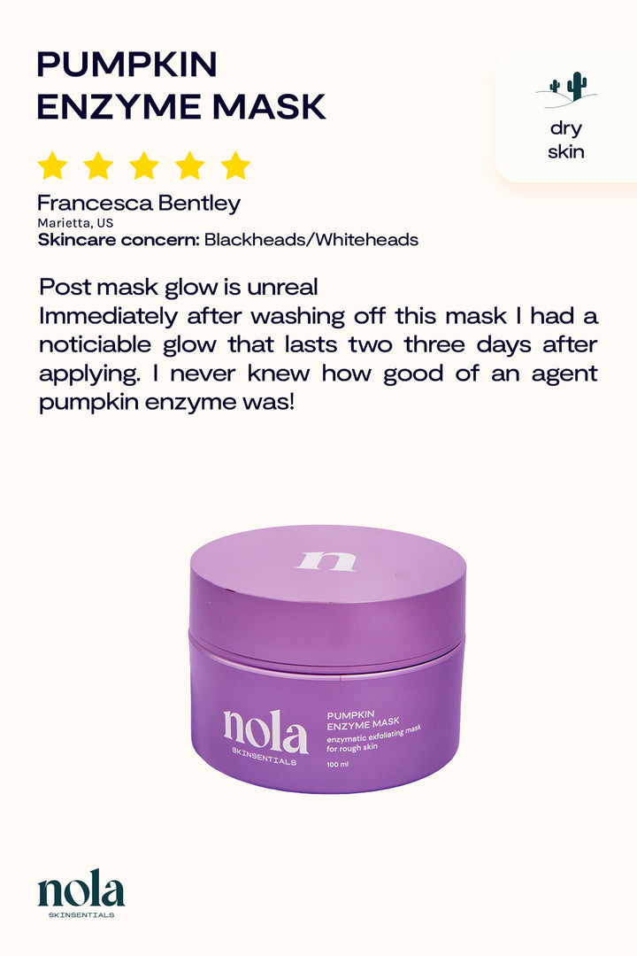 Pumpkin Enzyme Mask – Exfoliating Face Mask | Nola Skinsentials ...