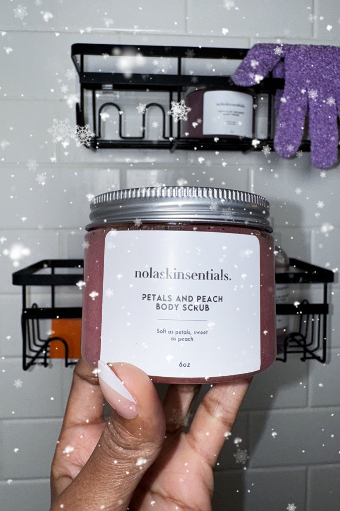 Petals and Peach Body Scrub — Nolaskinsentials