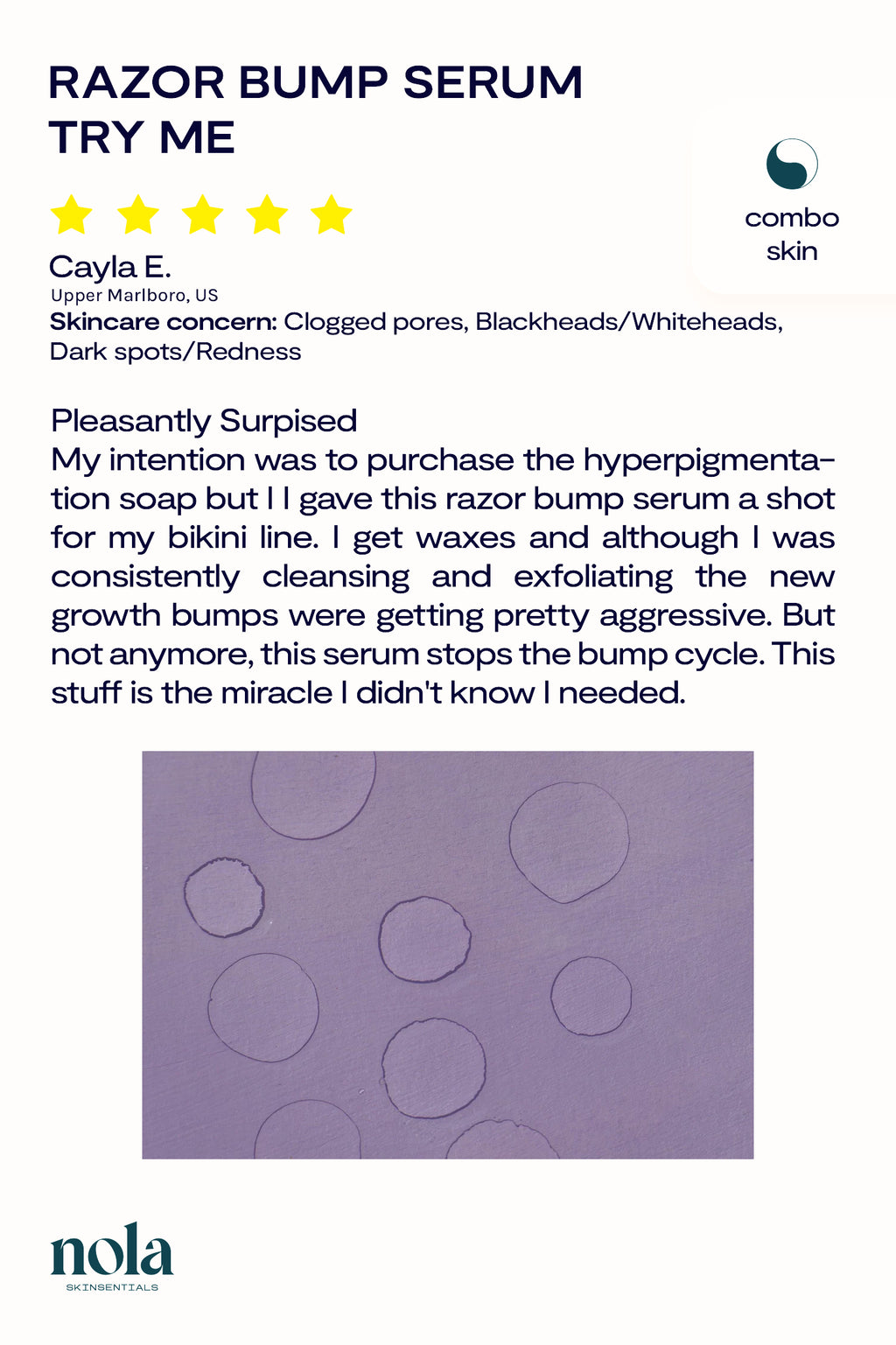 Try-me size samples — Nolaskinsentials